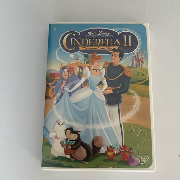 Disney | Media | Disney Cinderella Ii Dvd With Blue And Gold Cover ...